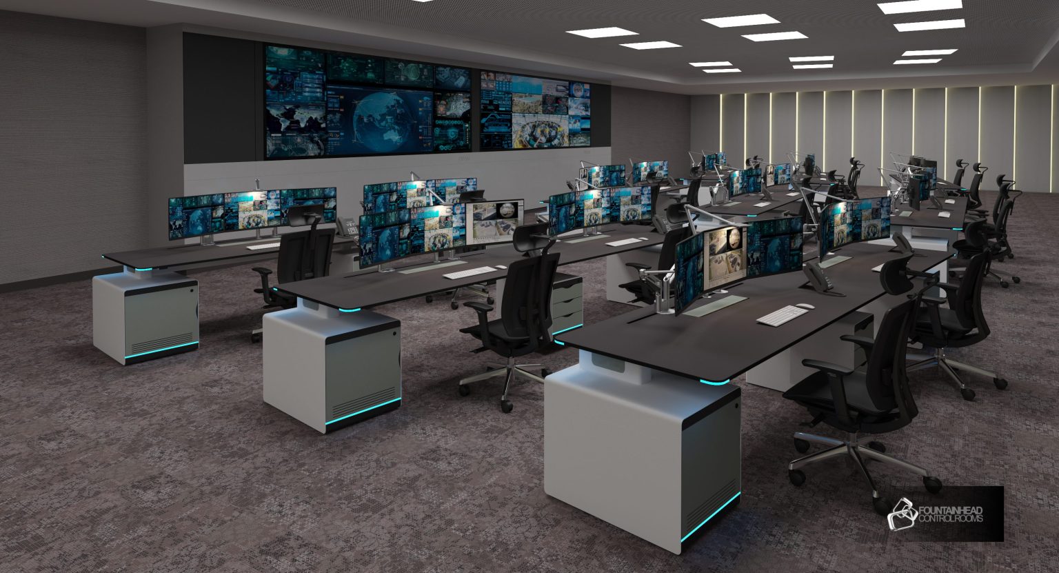 Control Room Design Consultants | Command Center Consoles